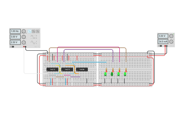 Circuit design M Rafli Ramadhan_EC3D_13_Mod 12 ( Down) | Tinkercad Circuit design M Rafli Ramadhan_EC3D_13_Mod 12 ( Down) | Tinkercad