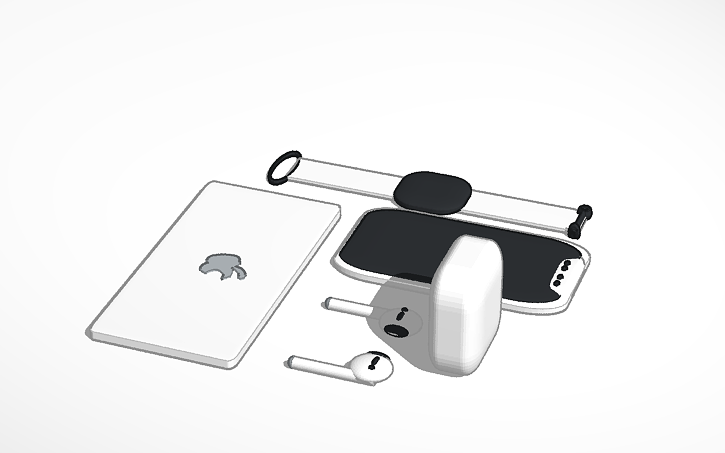 3D design apple | Tinkercad