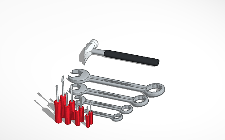3D design Tool Organizer Tools - Tinkercad