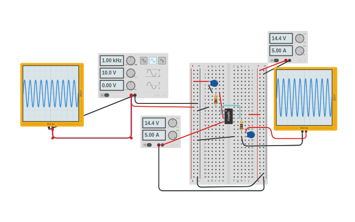 Circuit design Lab 5 LT2 | Tinkercad