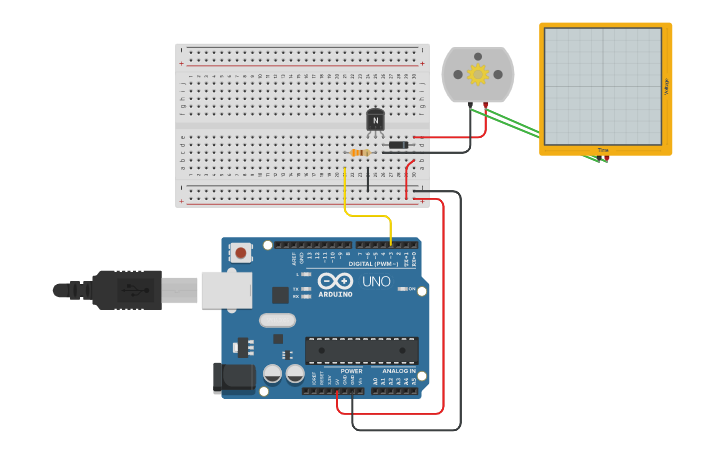 Circuit design Copy of DC Motor PWM Digital Control - Tinkercad Circuit design Copy of DC Motor PWM Digital Control - Tinkercad