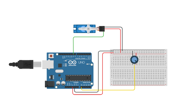 Circuit design Lab4 -Arduino-Extending - Tinkercad