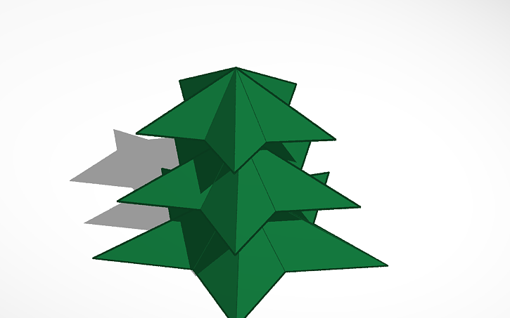 3D design christmas tree - Tinkercad