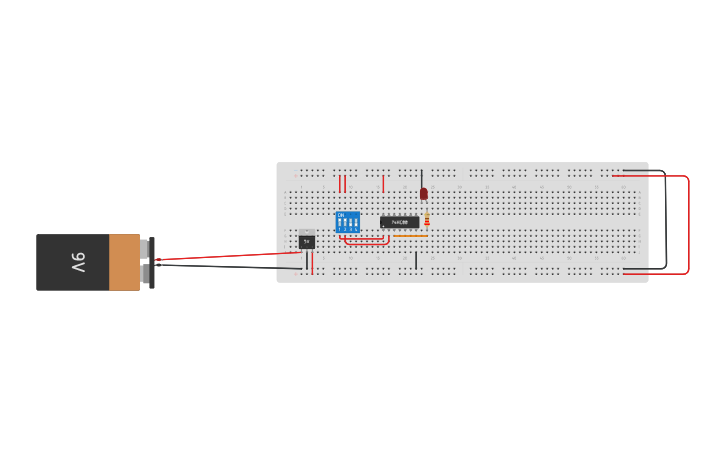 Circuit design PRACTICA PUERTAS LOGICAS NAND - Tinkercad