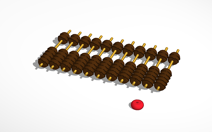 3D design Chinese Abacus | Tinkercad