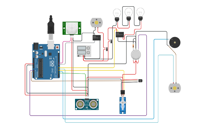 Circuit design Project-1 - Tinkercad