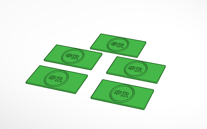 3D design Robux - Tinkercad