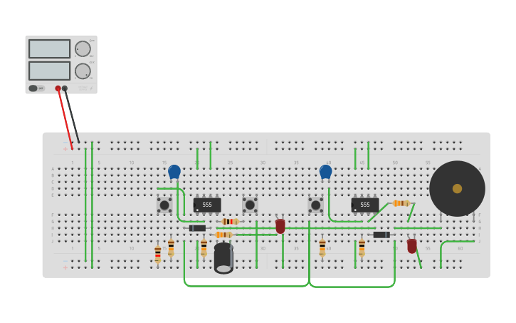 Circuit Design Quiz Buzzer Isu Tinkercad