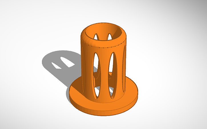 3D design Hair Band Holder - Tinkercad