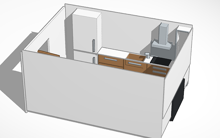 3D design Kitchen - Tinkercad