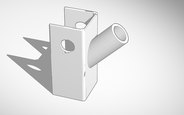 3D design canopy bracket for awning revised - Tinkercad