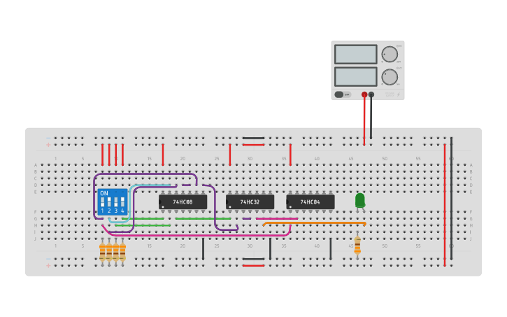 Circuit design MONTAJE. | Tinkercad