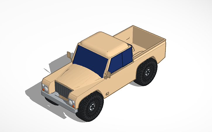 3D design Land Rover - Tinkercad