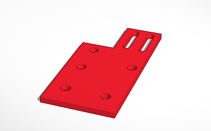 3D design AdimLab Gantry Pro Z-Bracket extended range - Tinkercad
