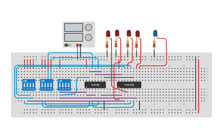 Circuit design exp-6(1) | Tinkercad