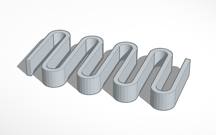 3D design bobble head springs - Tinkercad
