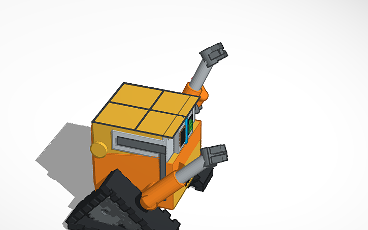 3D design WALL-E - Tinkercad