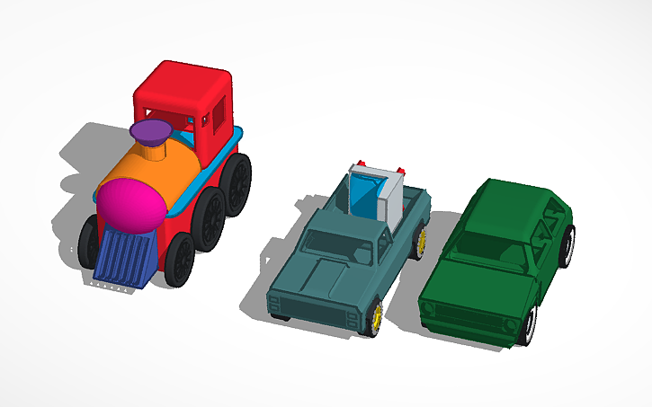 3D design Cars - Tinkercad