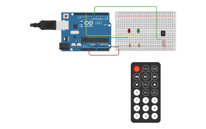 Circuit design 13c_IR Remote - Tinkercad