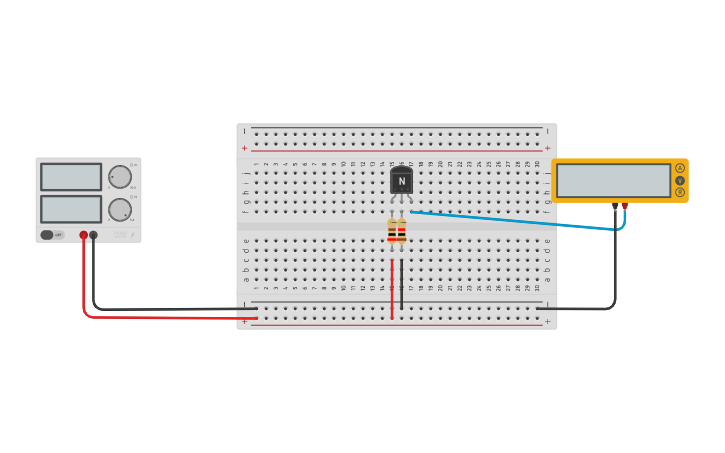 Circuit design lab elka 4 ejercicio1 | Tinkercad