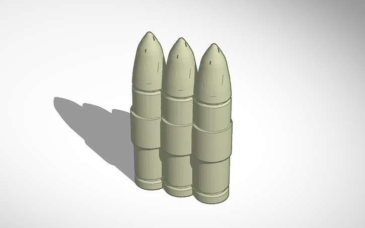 3D design mccree bullets | Tinkercad