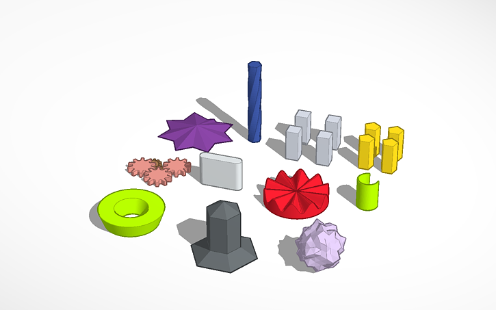 3D design Advanced Customizible Shapes | Tinkercad