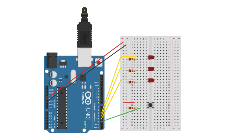 Circuit design spaceship interface | Tinkercad