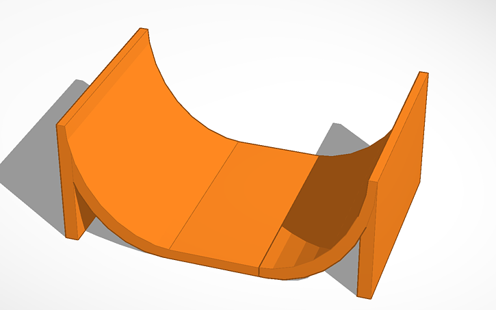 3D design Skateboard Ramp By TiNkErEr - Tinkercad