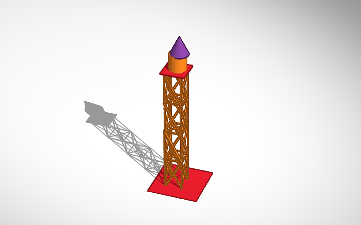3D design Water Tower - Tinkercad