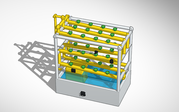 3D design Vertical Farming Model - Tinkercad