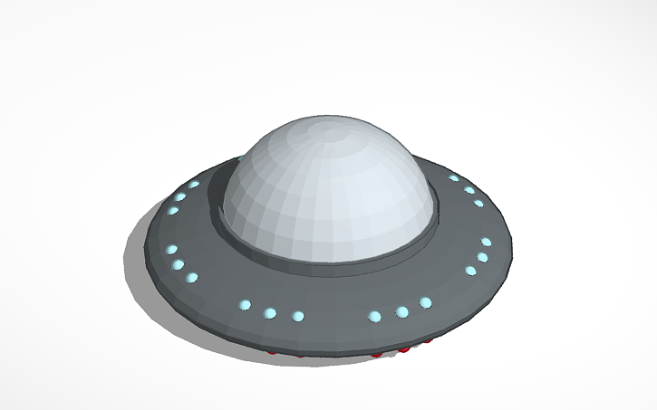 3D design ufo - Tinkercad
