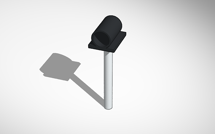 3D design mech neck frame - Tinkercad