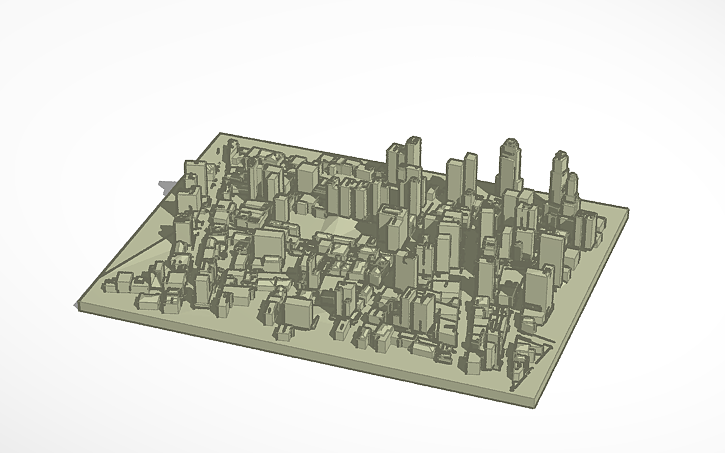 3D design city - Tinkercad