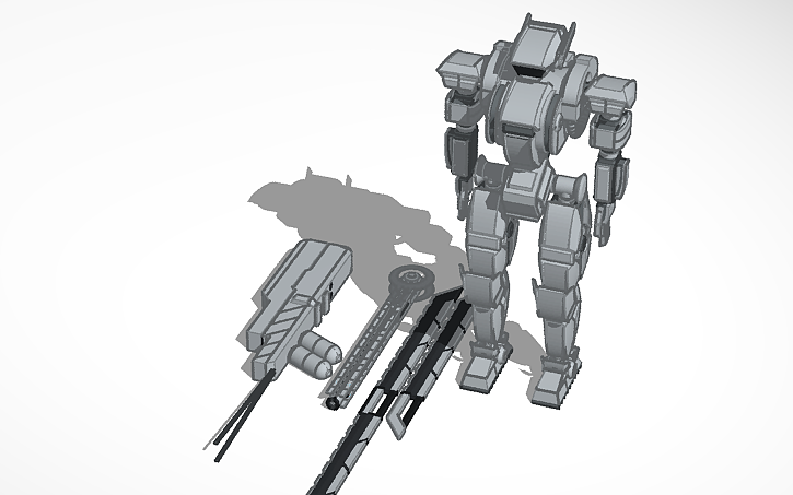 3D design MT84-A "Paragonus" Mecha suit | Tinkercad