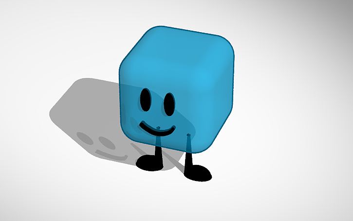 3D design Ice Cube (BFDI) - Tinkercad