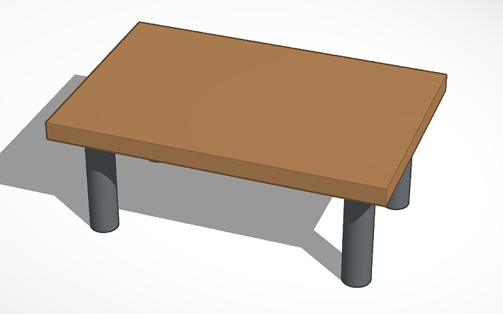 3D design Table - Tinkercad