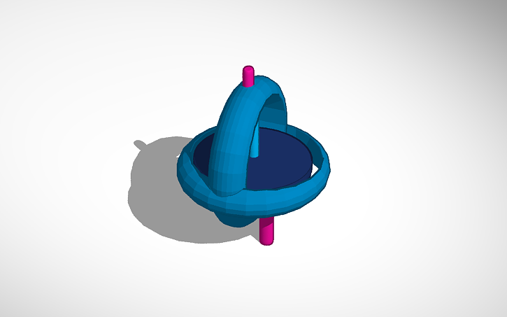 3D design gyroscope - Tinkercad