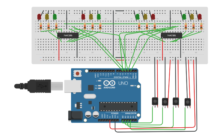 Circuit design Problem Statement 1 Solution | Tinkercad