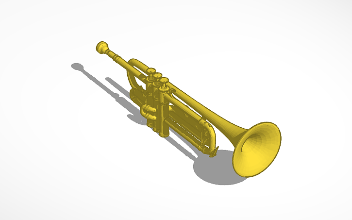 3D design Trumpet - Tinkercad