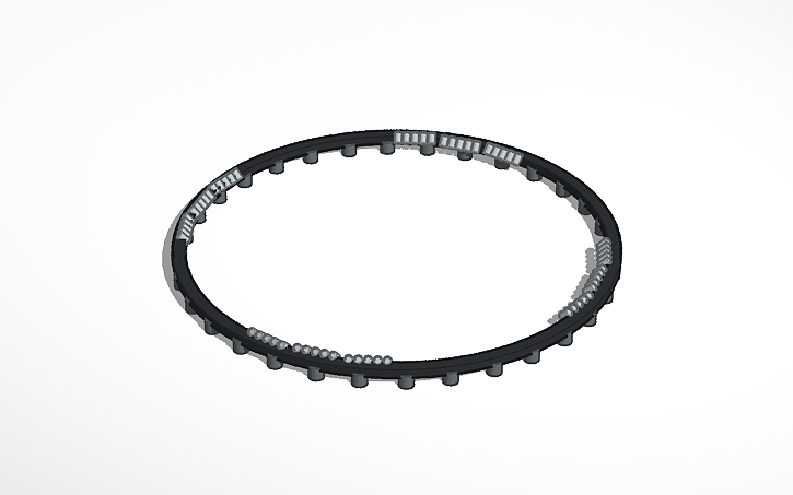 3D design WWE lighting rig - Tinkercad