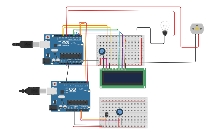 Circuit design Examen final practico - Tinkercad