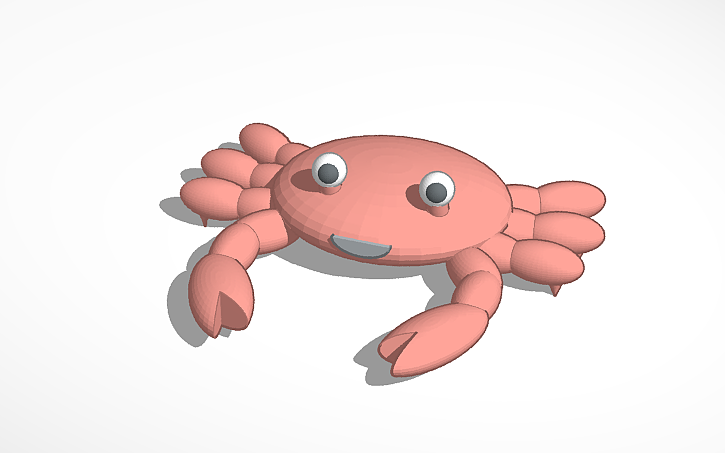 3D design Crab - Tinkercad
