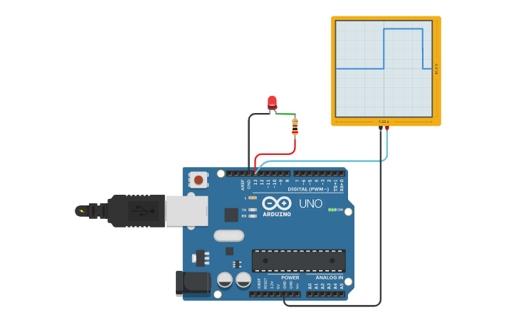 Circuit Design Timer Interrupt Overflow Tinkercad