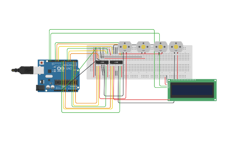 Circuit Design Dc Motor 2 Tinkercad