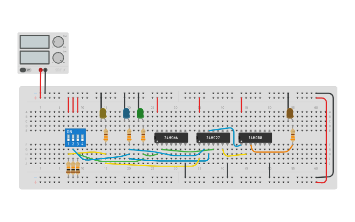 Circuit design Examen 1 - Tinkercad