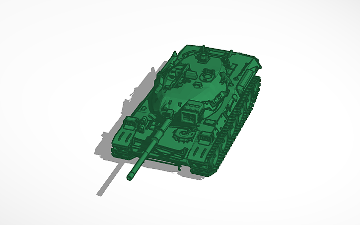 3D design Type 74 - Tinkercad
