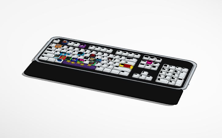 3D design Community Keyboard HLModTech Entry - Tinkercad