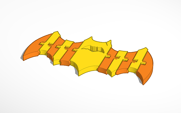 3D design Cool Bat-rang#Halloween | Tinkercad