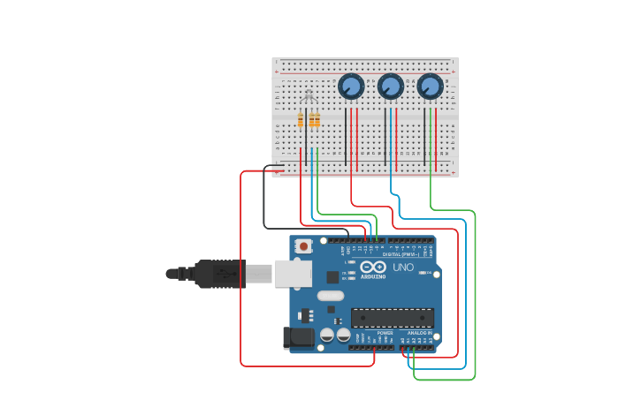 Circuit Design P6 Arduino Tinkercad