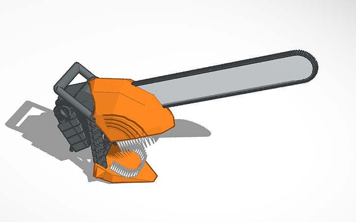 3D design chainsaw man | Tinkercad